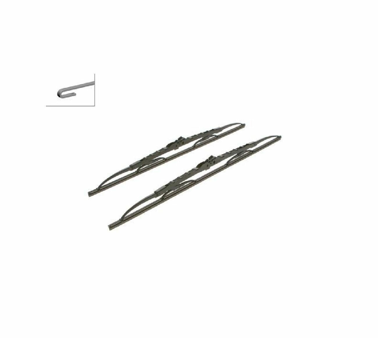 Щетки стеклоочистителя каркасные Twin 550/500мм, BOSCH 3397118422