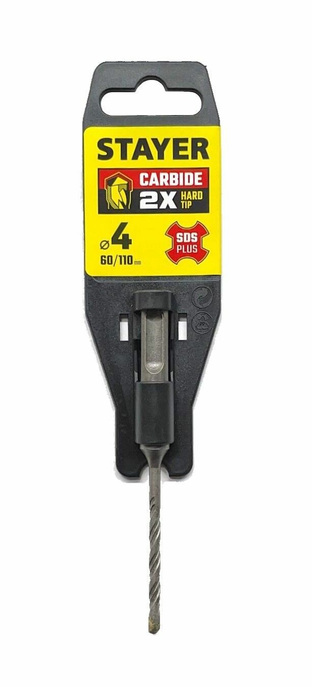 Бур STAYER SDS-plus 4*110 мм.