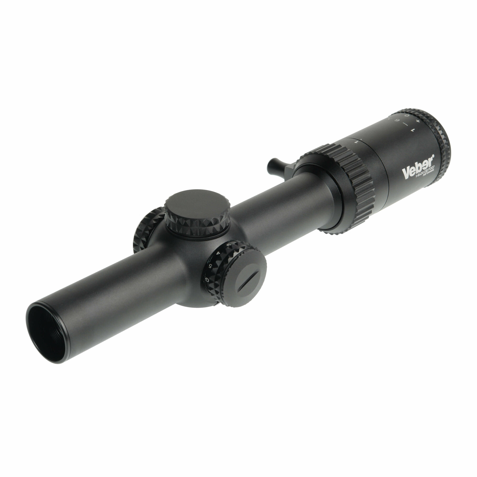 Оптический прицел Veber Wolf 1-6х24 GB FD07 для загонной охоты, сетка FireDot, красная подсветка