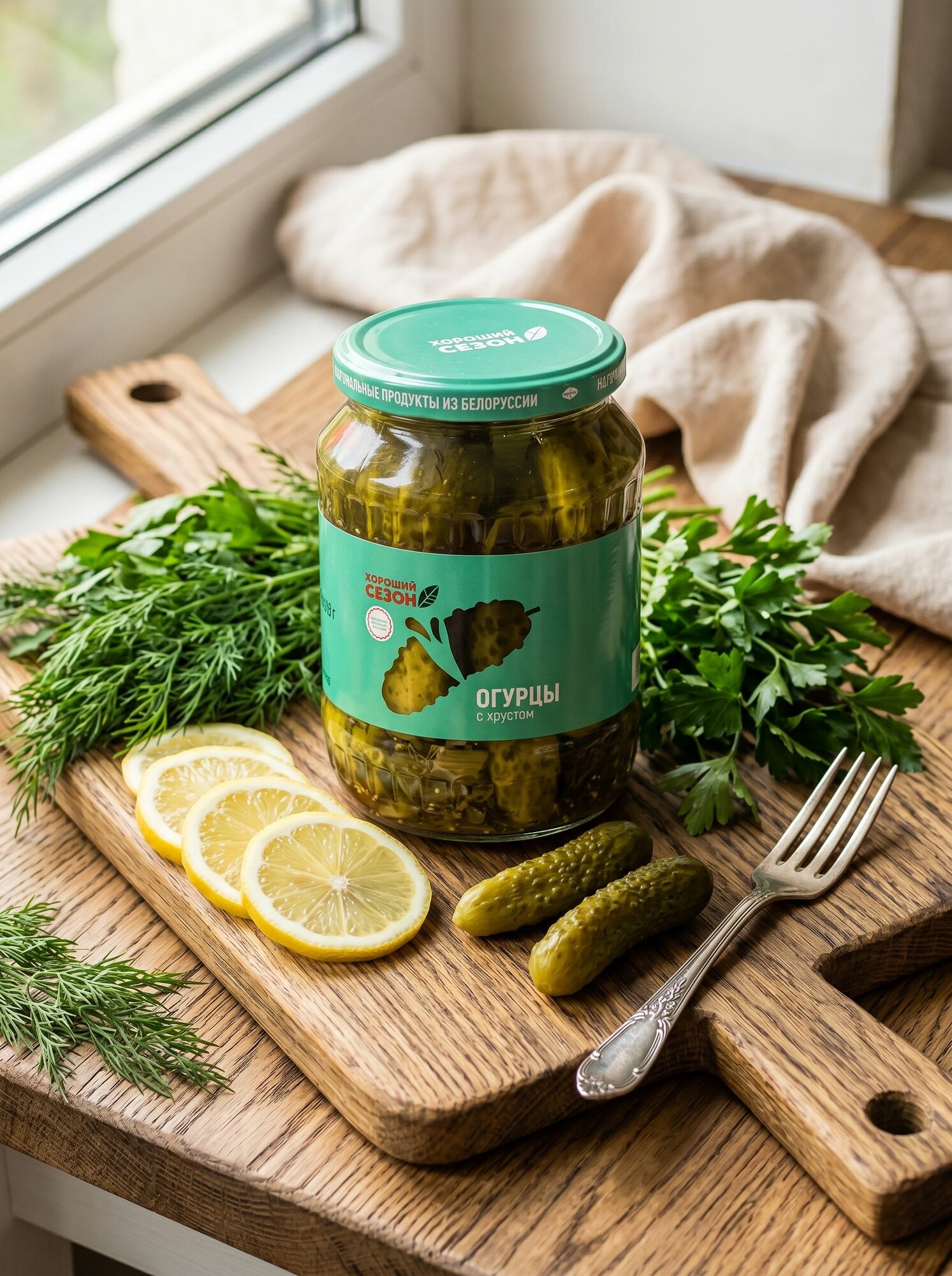 Огурцы с хрустом 720 гр