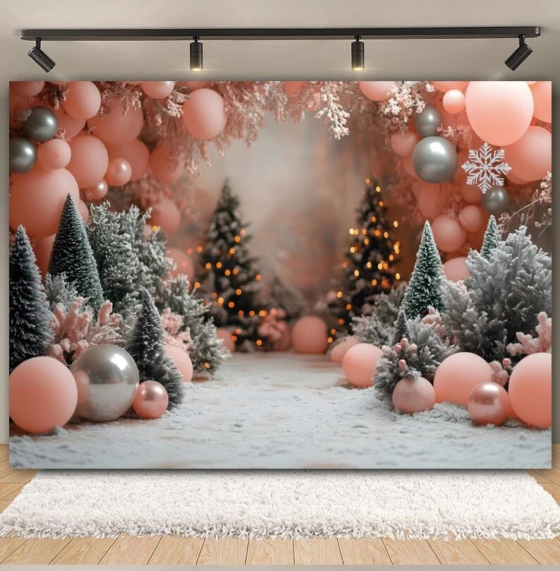 Розовый виниловый фотофон Sfaretir для съёмки 30х20 см Vinyl 150x100cm, MF4699