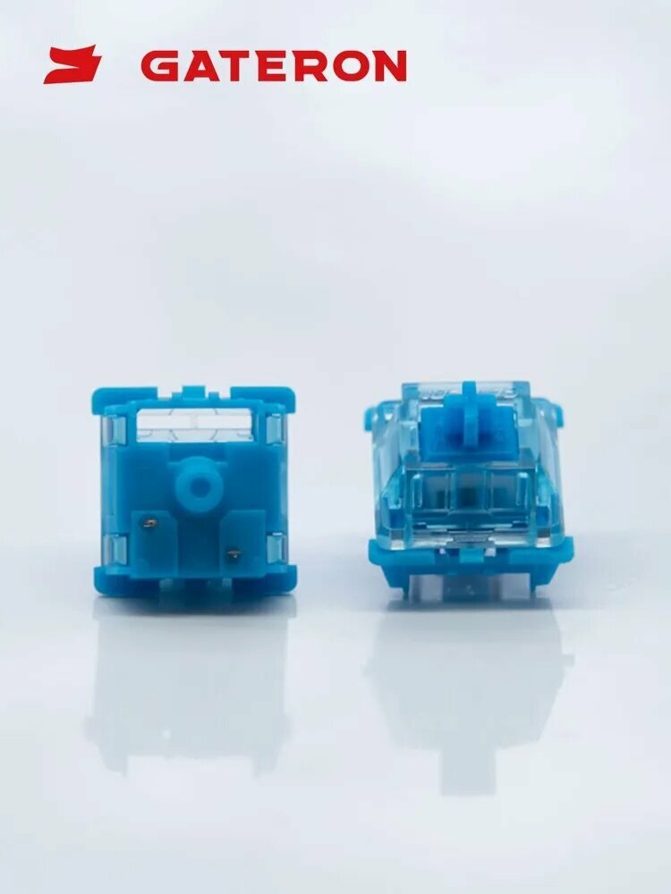 GATERON Phantom Blue Clicky Клавиатура переключения 35pcs