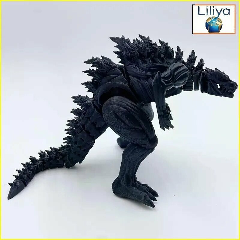Шарнирная 3Dфигурка мускулистого Годзиллы, креативный бестселлер для праздничного декора