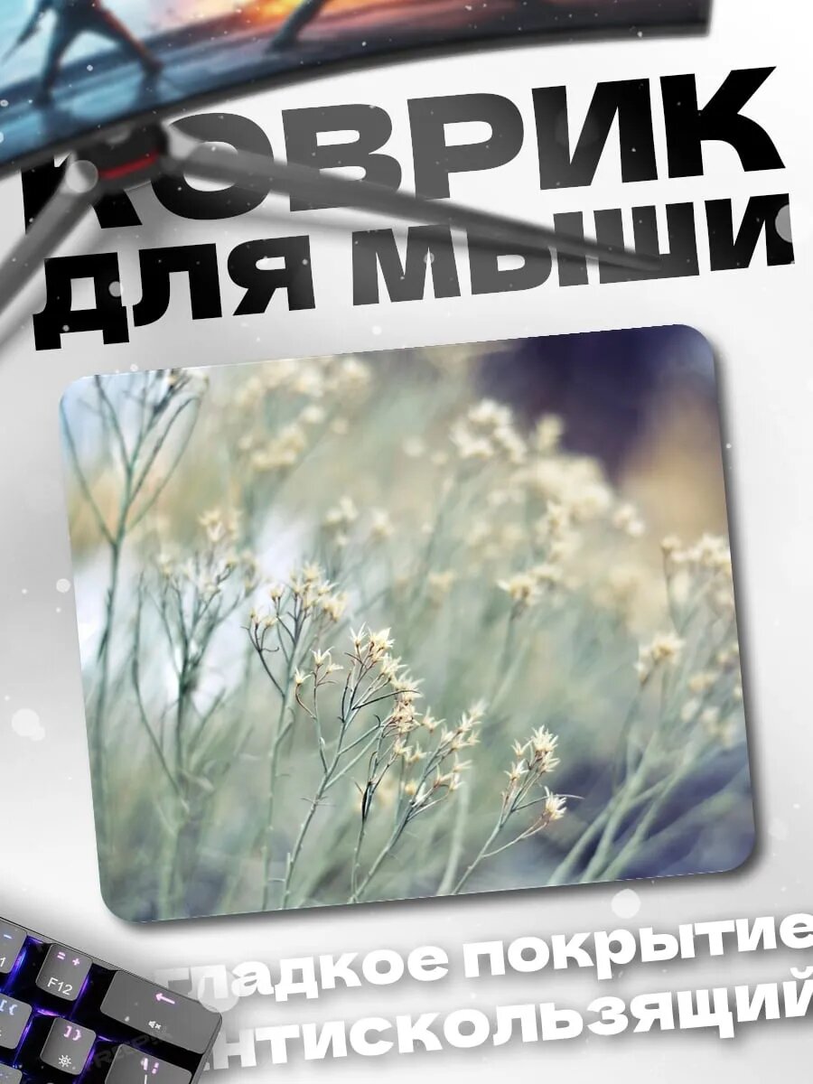 Коврик для мыши полевые цветы