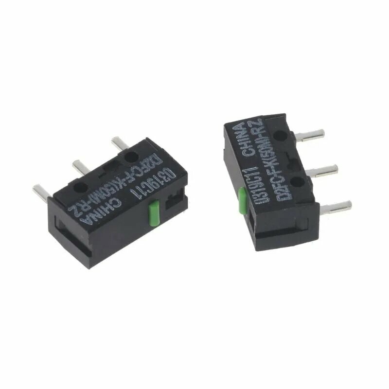 2 шт. оригинальная мышь Micro D2FC-F-K(50M)-RZ Green Dot для