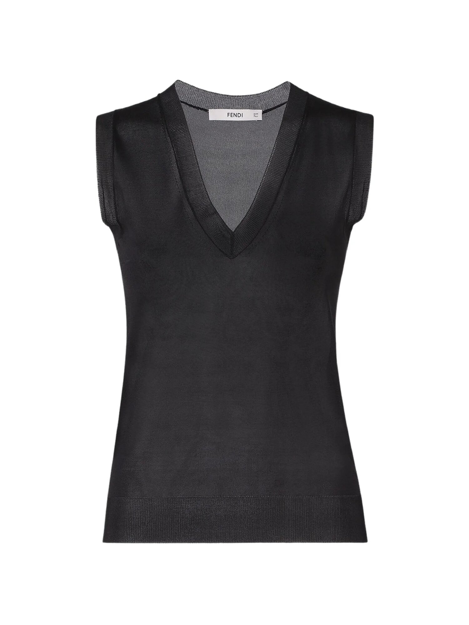 Джемпер Black silk organza jumper