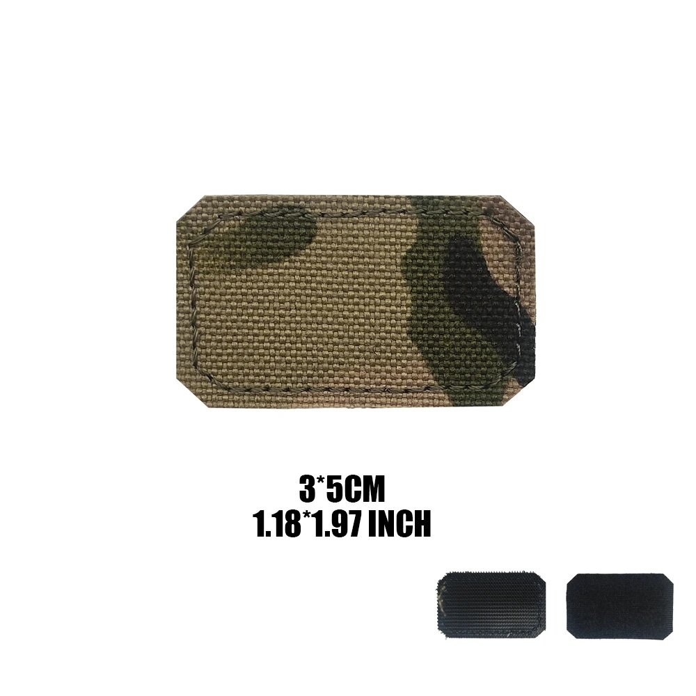 Тактические нашивки LIBERWOOD 5x8см Черный, H 3x5cm CP