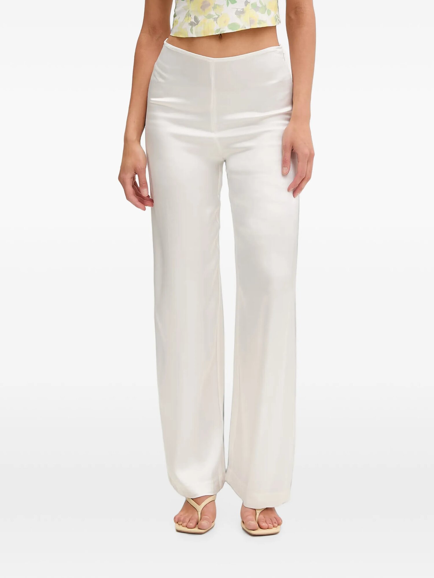 Брюки Devin mid-rise palazzo pants