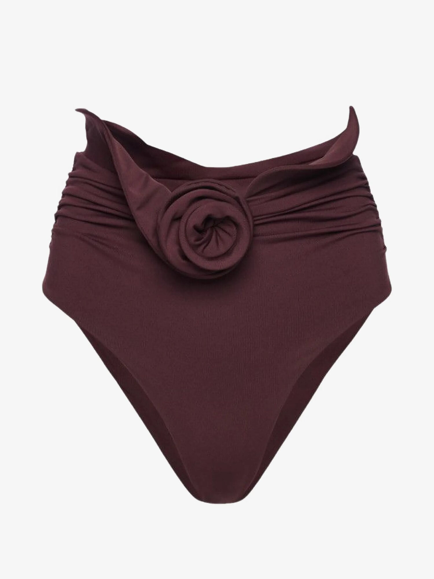 Купальник Flower-motif ruched bikini bottoms