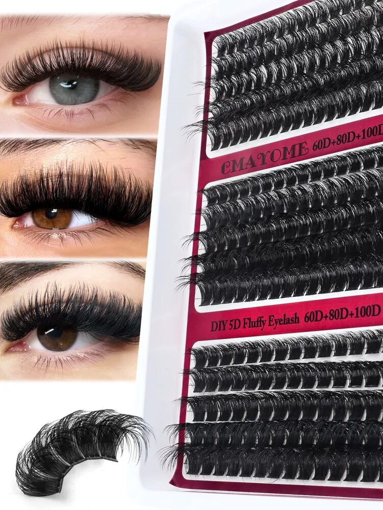 Накладные ресницы,10-18MM,270пучков, реалистичные накладные ресницы разной длины