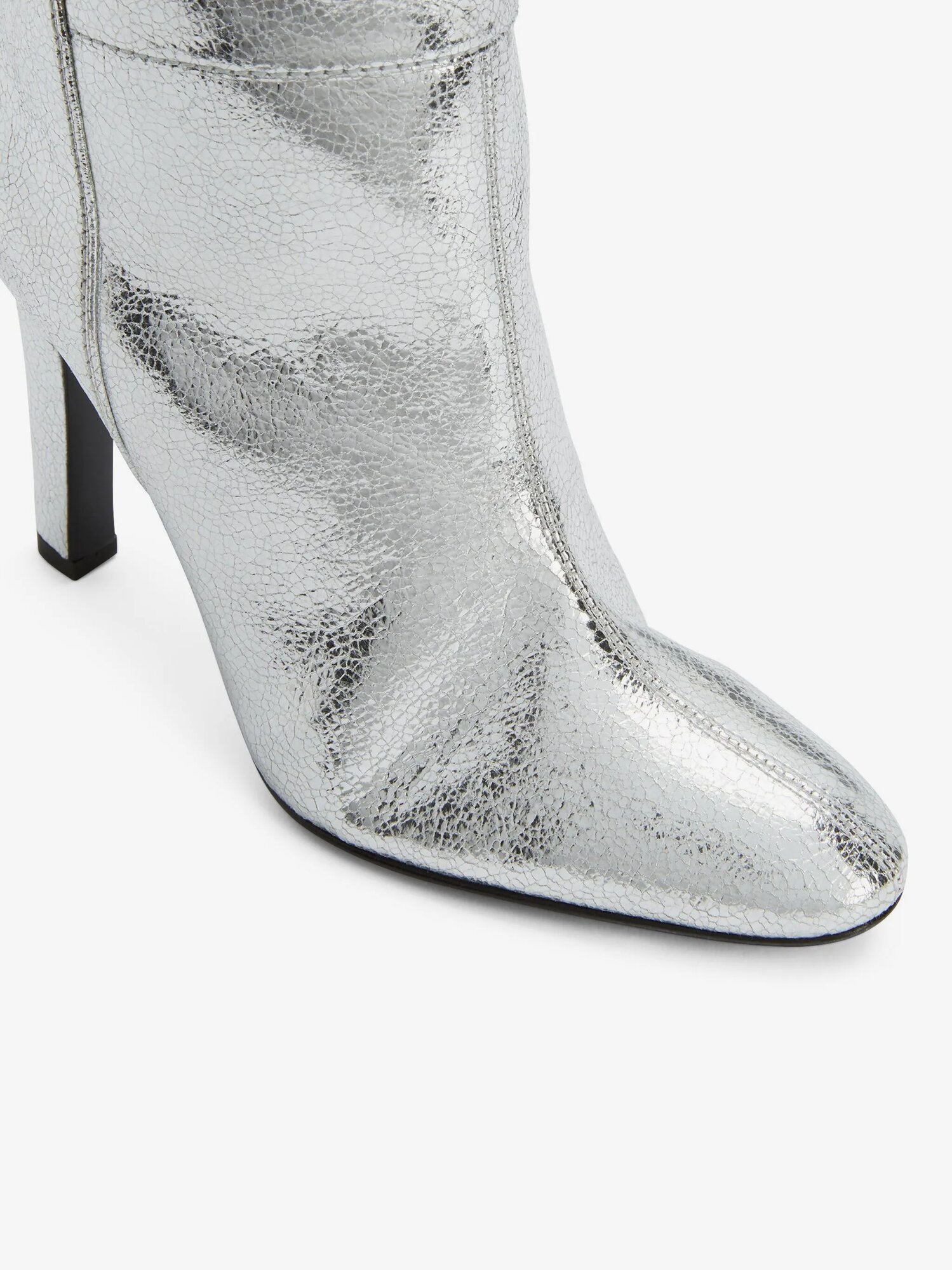 Сапоги Giuseppe Zanotti Hattie 105, размер 41 EU, серебристый/красный — фото 1