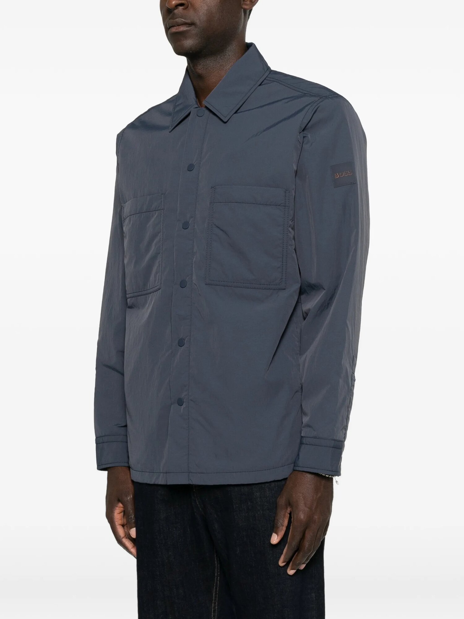 Куртка BOSS Logo-patch chest-pocket jacket, размер 48 — фото 1