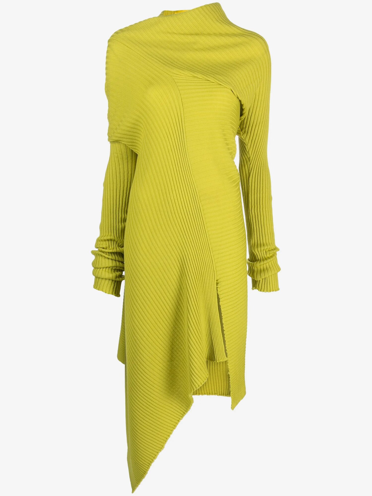 Платье Draped merino wool midi dress