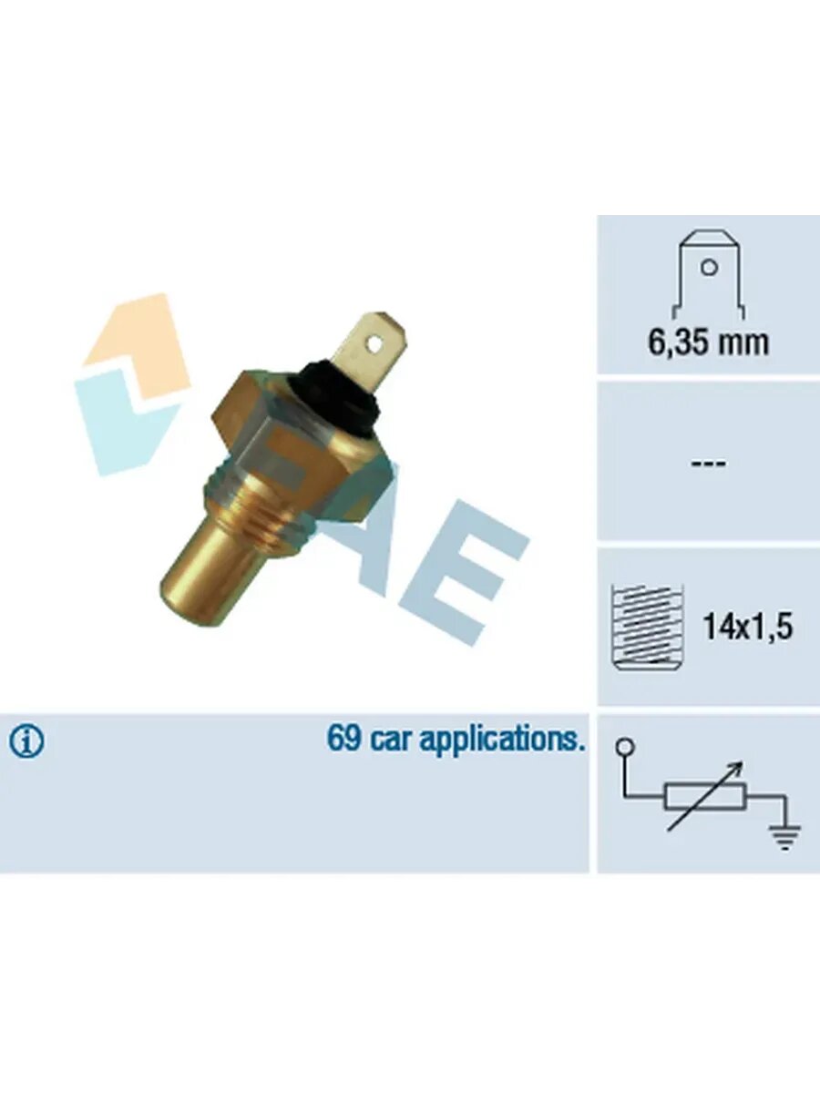 Датчик температуры M14х1.5