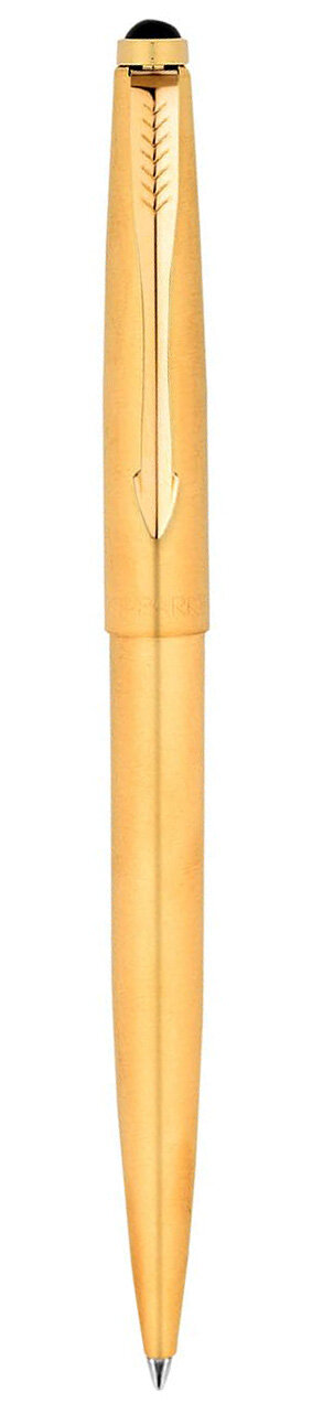 Ручка шариковая Parker "Galaxy Gold GT" синяя, 1.0мм, кнопочн, подар. упак.