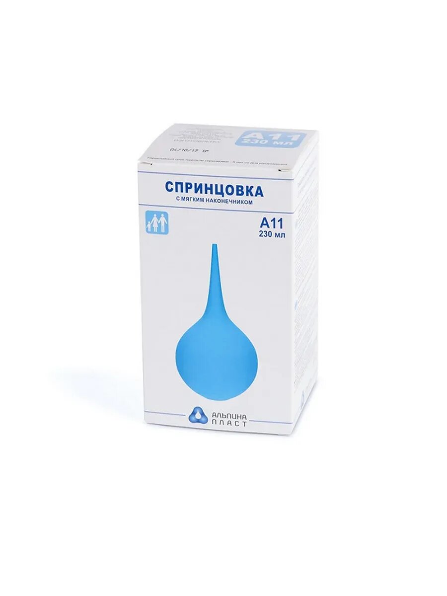 Спринцовка А11 с мягким наконечником 230 мл 1 шт