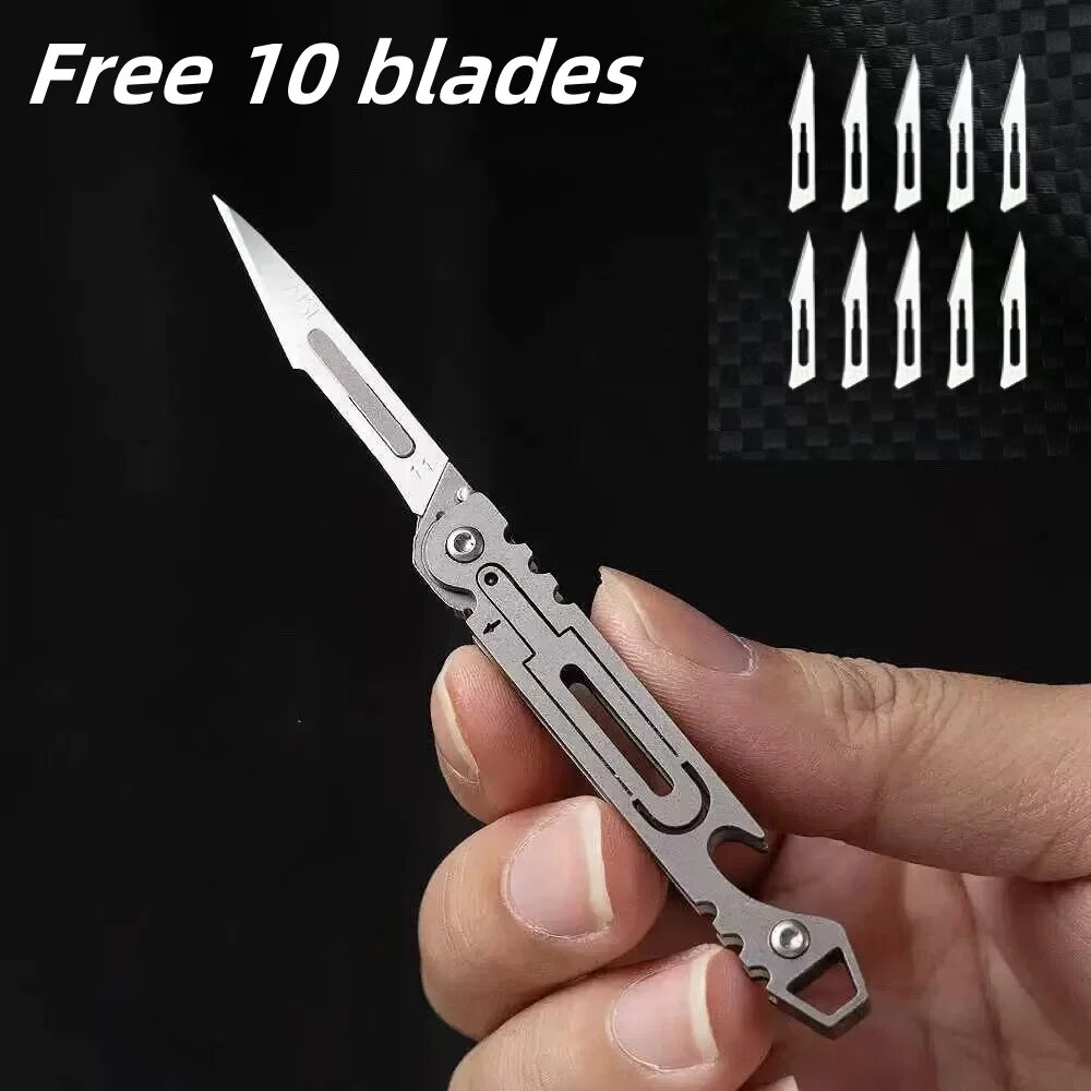 Мини-складной нож из нержавеющей стали kai1 knife 10 blade