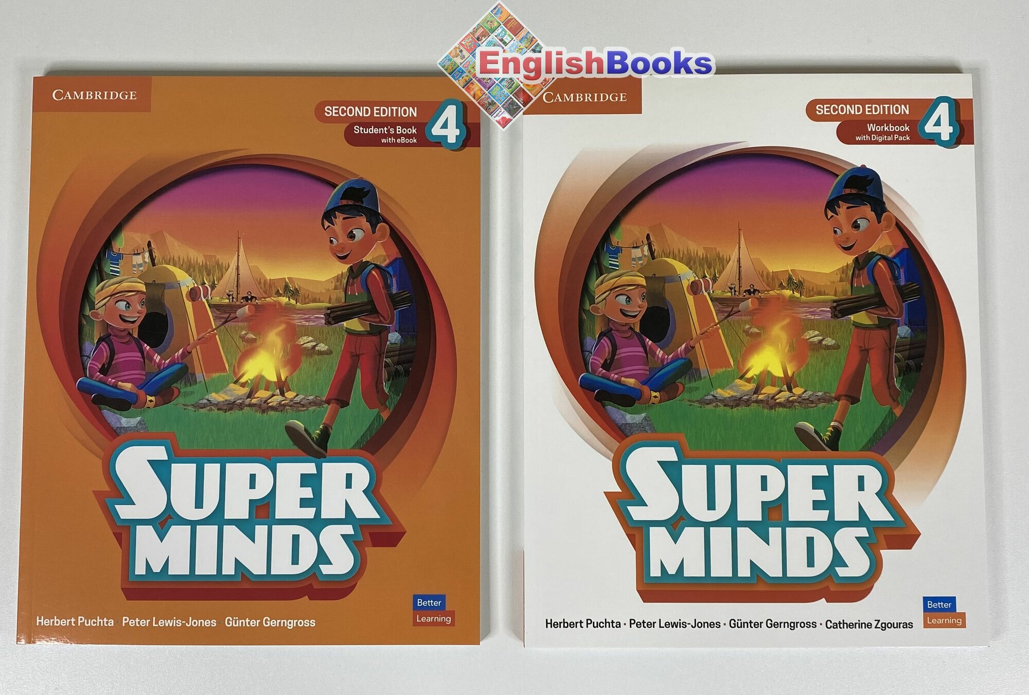 Super Minds 4, second edition, комплект учебник (student book), рабочая тетрадь (workbook), диск — фото 1