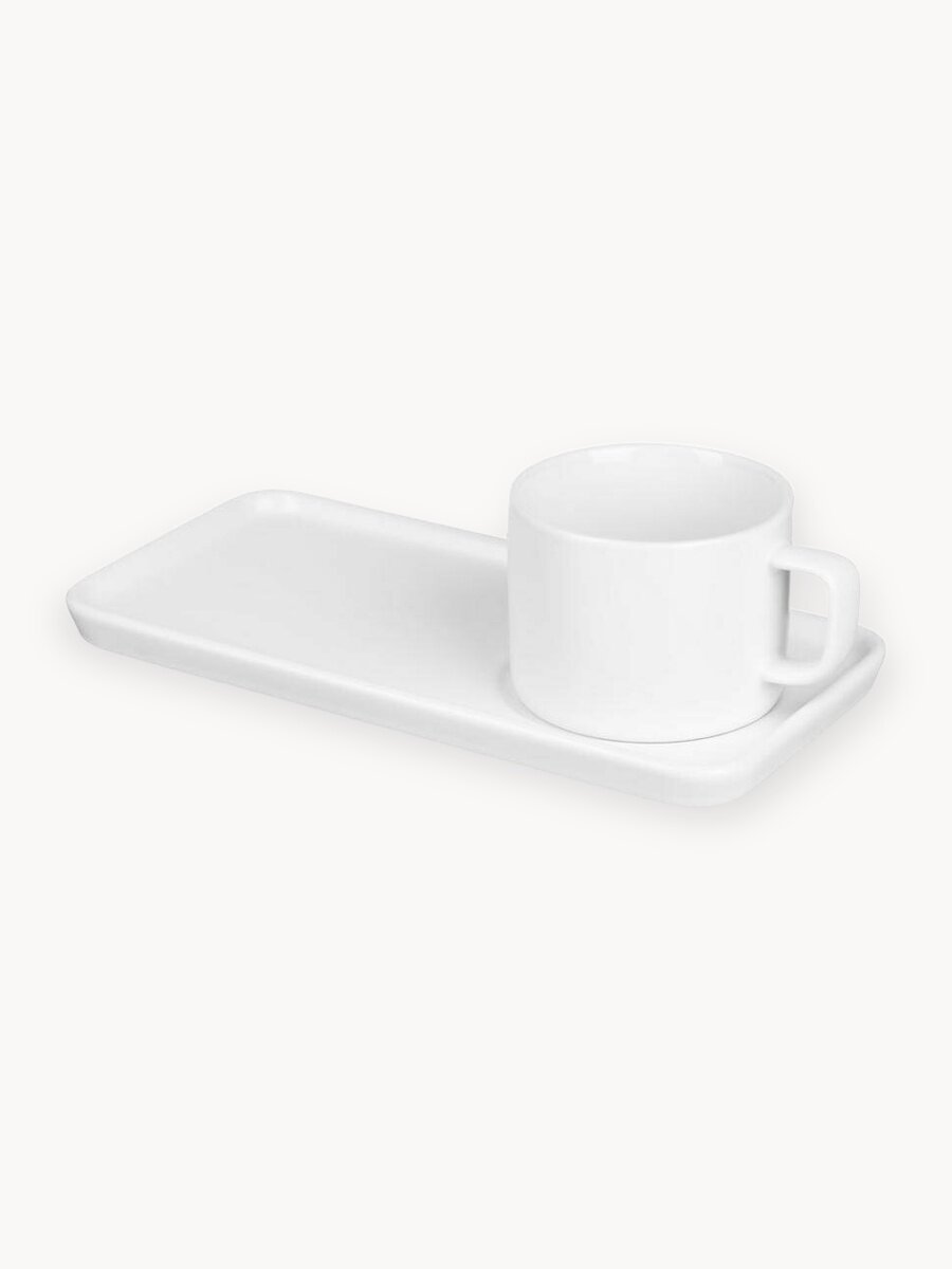 Чайная пара «Bristol», цвет белый