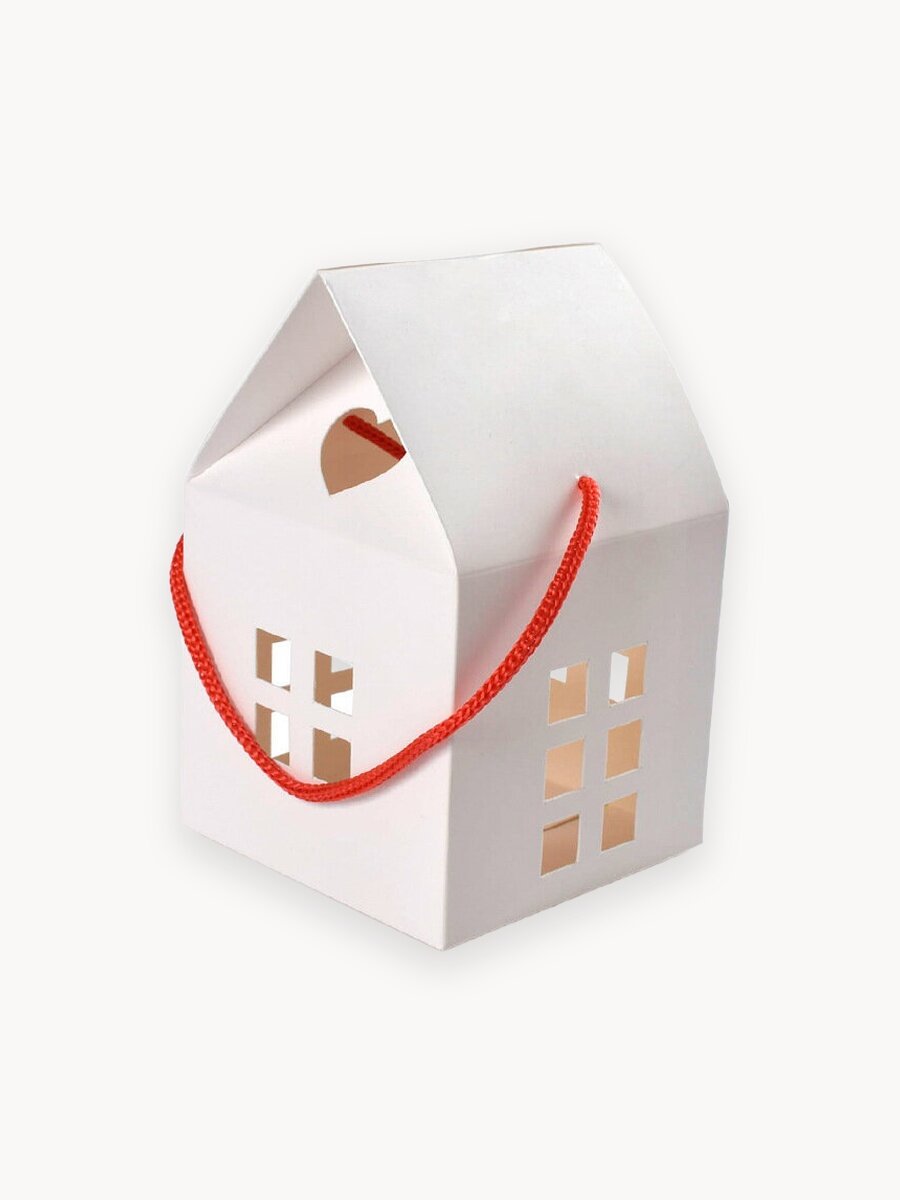 Подарочная коробка Домик 15 шт | упаковка для подарков, сувениров и сладостей | Color Si