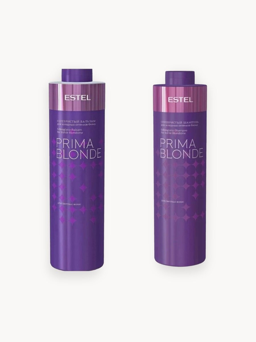 Набор ESTEL PRIMA BLOND для холодных оттенков блонд ( шампунь 1000 мл + бальзам 1000 мл)