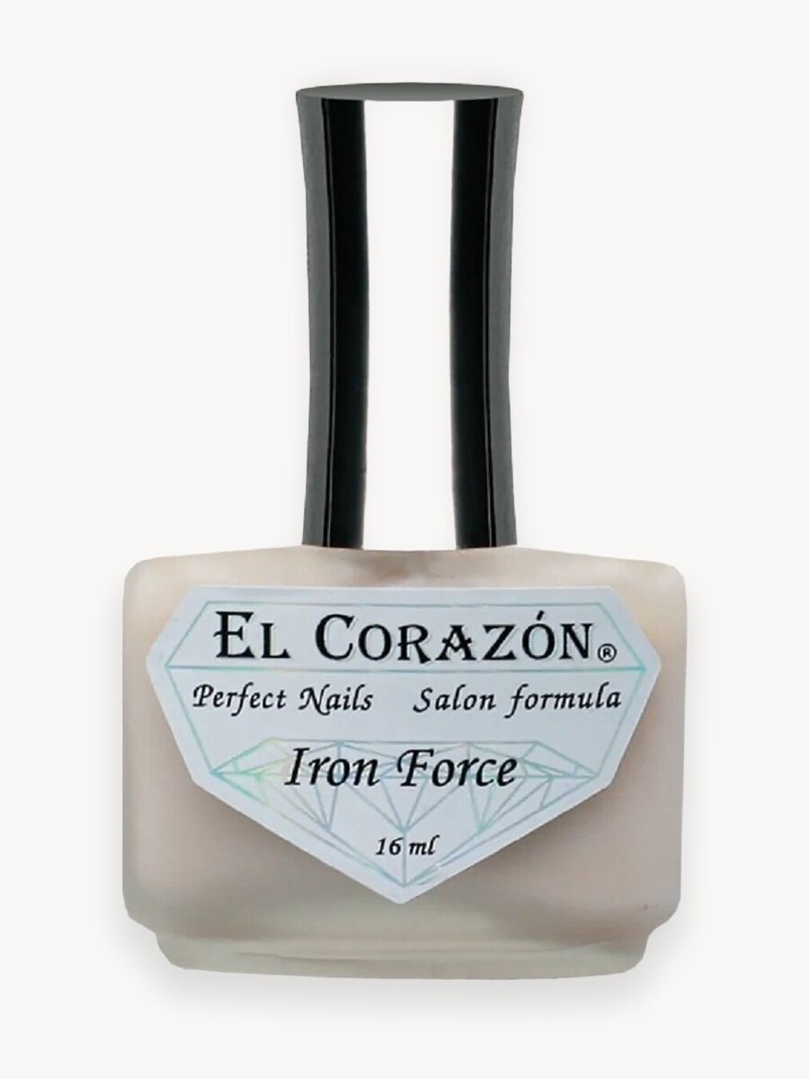 Лечебное средство для ногтей EL CORAZON Эль Коразон железная сила Iron Forse матовый (16 мл)