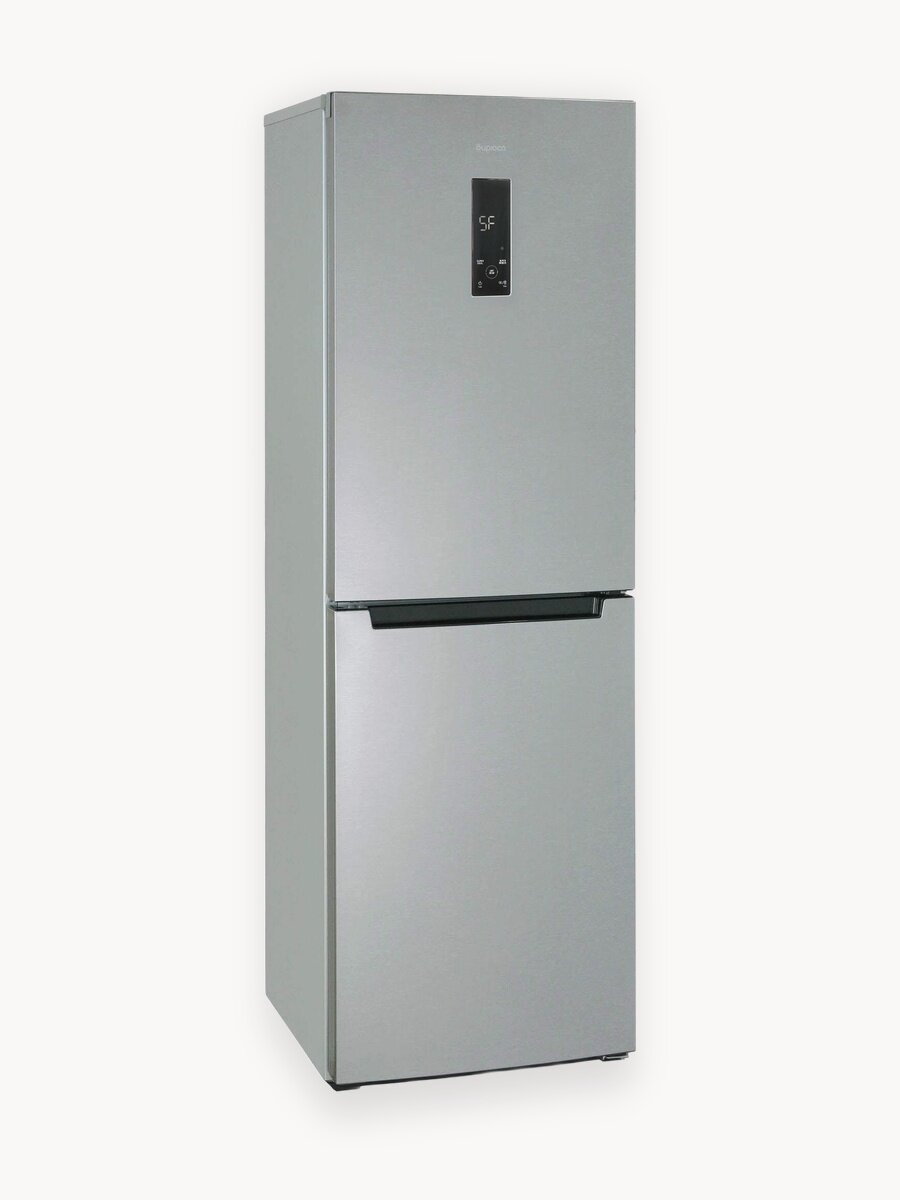 Холодильник двухкамерный No Frost Бирюса М940NF, 340л, высота 1,92м, дисплей, металлик