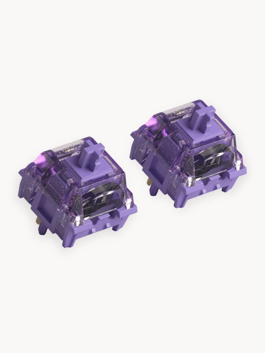 Механические переключатели (свитчи) Akko Starlit (45 штук), линейные, 5-pin, 45 грамм,1.8мм до нажатия