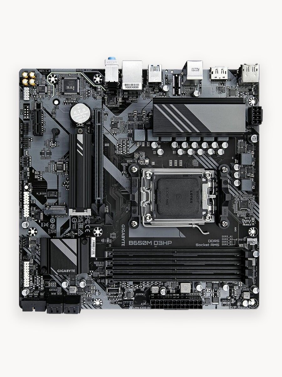 Материнская плата Gigabyte B650M D3HP AX, AM5, AMD B650, Micro ATX