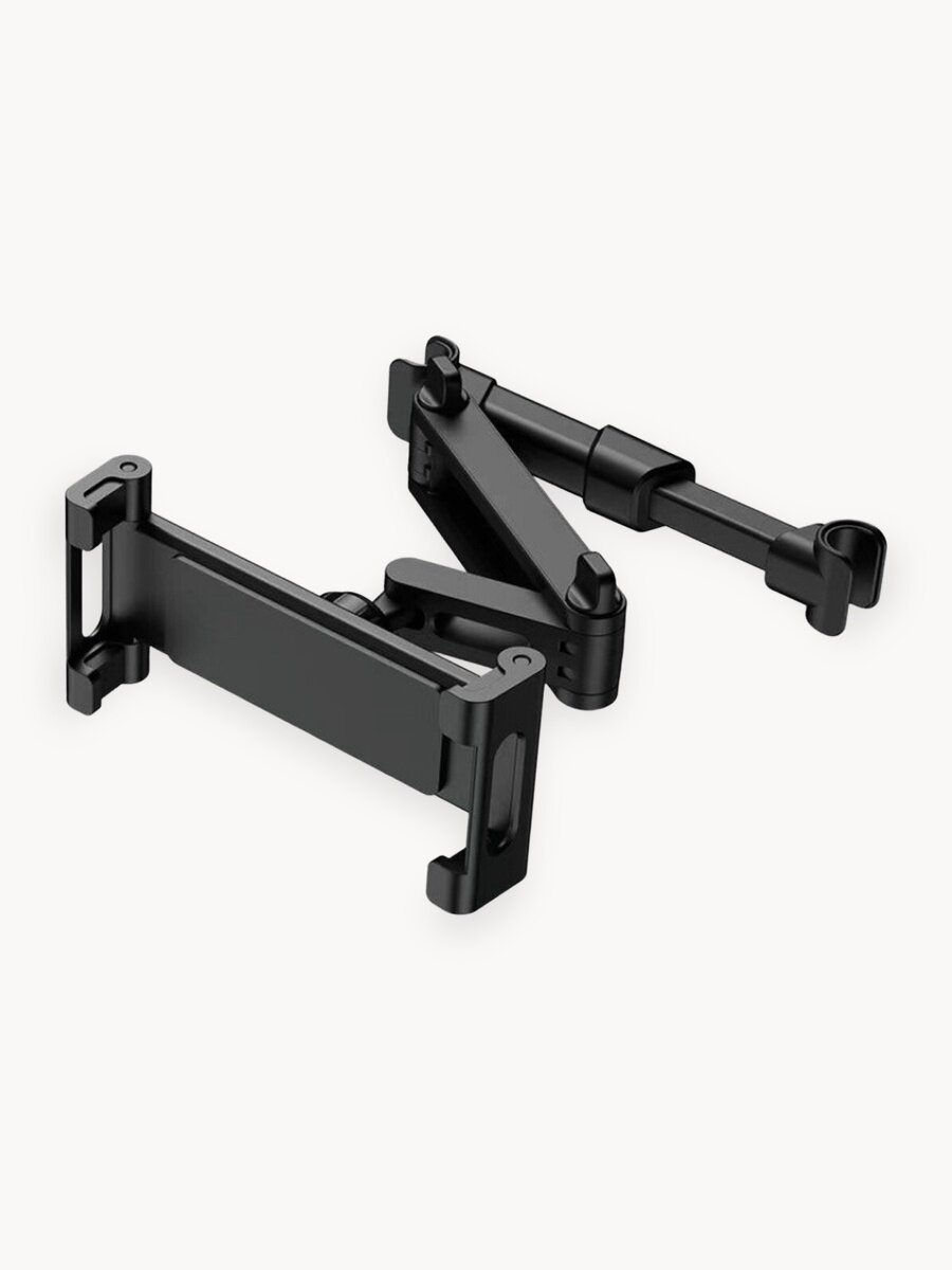 Держатель для планшета и телефона в машину на подголовник телескопический