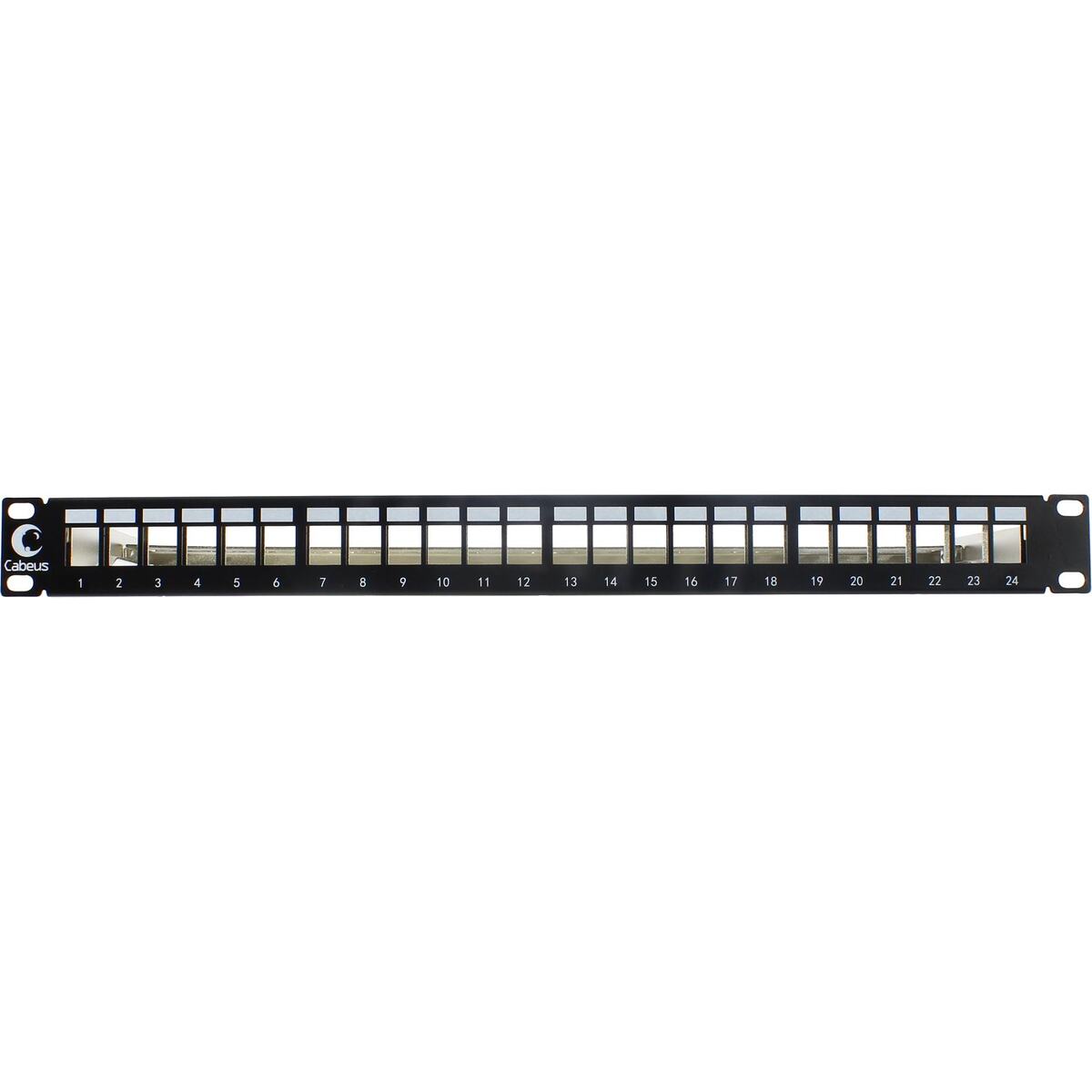 Patch Panel 19" 1U UTP 24 port Cabeus PLB-24-SH — фото 1