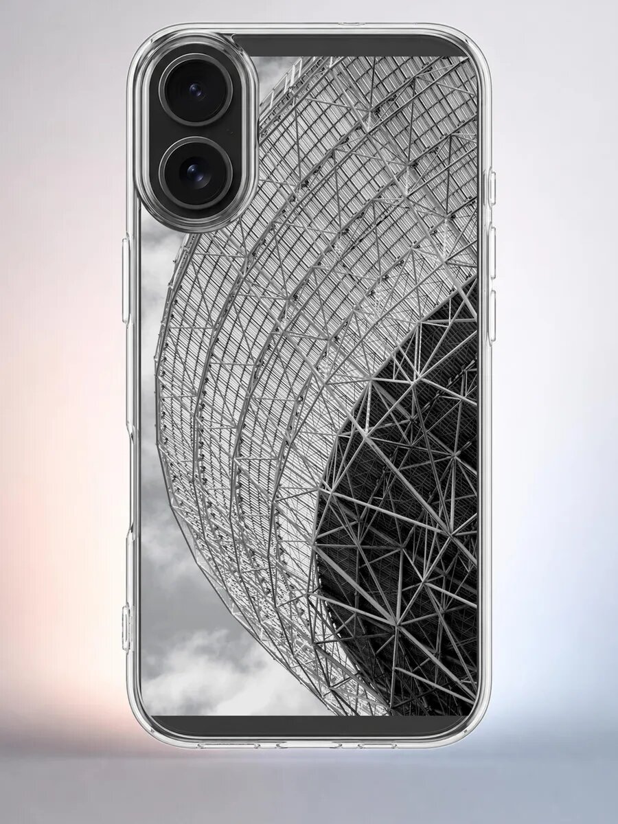 Чехол iPhone 16 радиотелескоп антенна силиконовый
