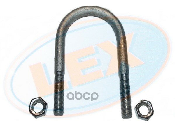 Кронштейн рессоры (Стремянка) с гайкой M14x1.5x74x130 Lex арт. KR0209