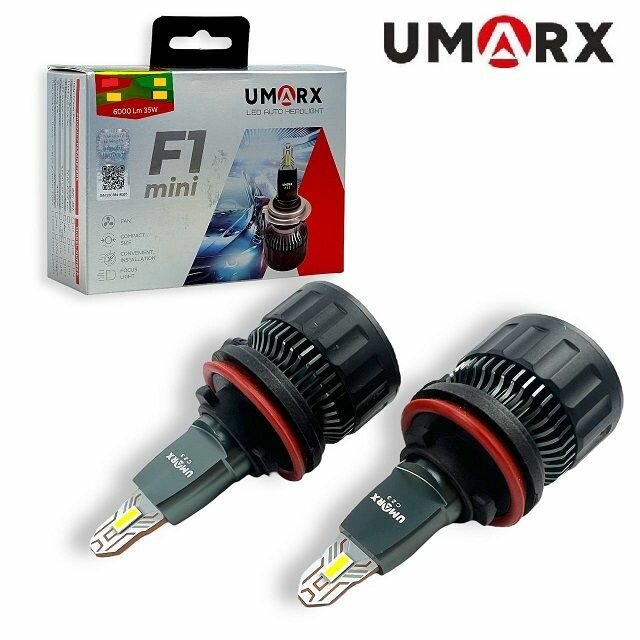 Светодиодные лампы HB4 F1 mini 6000K 6000Lm 35W 9-24V