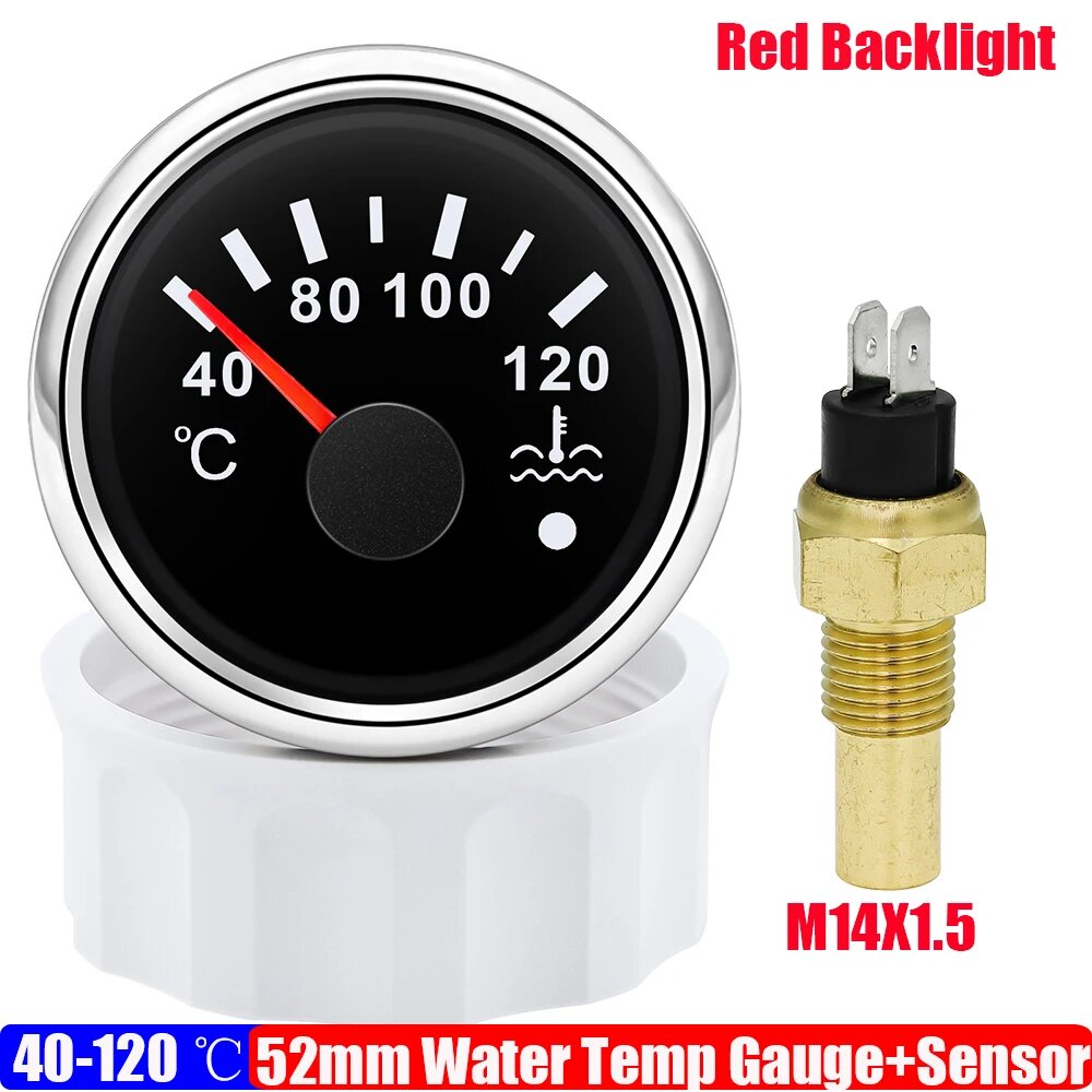Датчик температуры воды 52 мм, 40-120°C, M14X1.5 BS