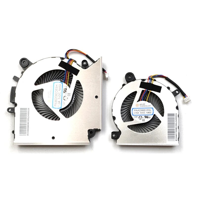 Новинка для MSI Katana GF66 GF76 11SC 11UC 11UD 11UE 11UG 12UC 12UD 12UE 12UG 12UGS охлаждающий вентилятор для процессора ноутбука и графического процессора 5 в постоянного тока, пара