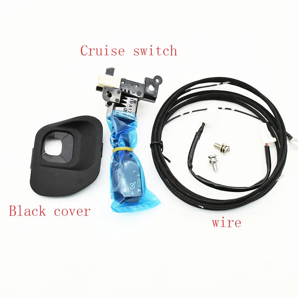 Переключатель круиз-контроля на руль, переключатель круиз-контроля 84632-34011 с крышкой 45186-47030-C0 45186-47030-B0 для Toyota PRIUS, подключаемый Гибридный AQUA 1setblackcover