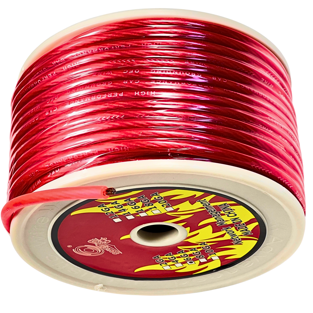 Автомобильный силовой кабель 6GA, 45 м, для усилителя и сабвуфера