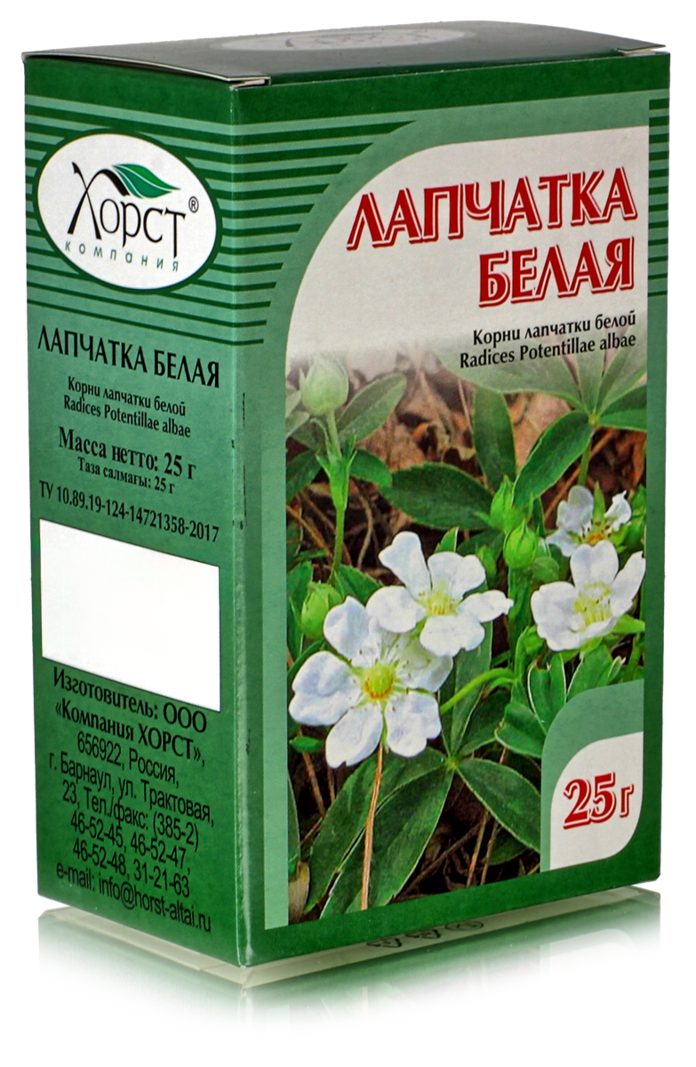 Лапчатка белая, корень 25гр.