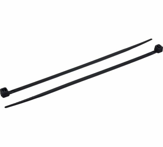 Стяжки пластиковые нейлоновые хомуты 3,6х150мм Gigant черный, 100 шт G/1/3