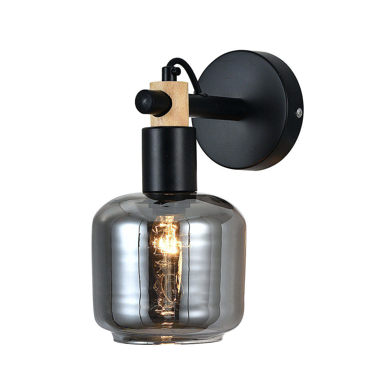 Настенное бра Escada Skald 1109/1A Black, E14, кол-во ламп:1шт, Черный