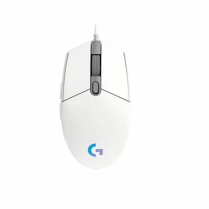 Мышь игровая Logitech G102 LightSync проводная, USB Type A, белая — фото 1