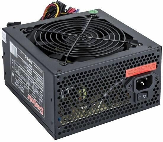 Блок питания ExeGate XP550 550W (EX282070RUS-PC) черный - 550 Вт, ATX 20+4 пин, 4 pin CPU, 3 SATA, 1 x 6+2 pin PCI-E
