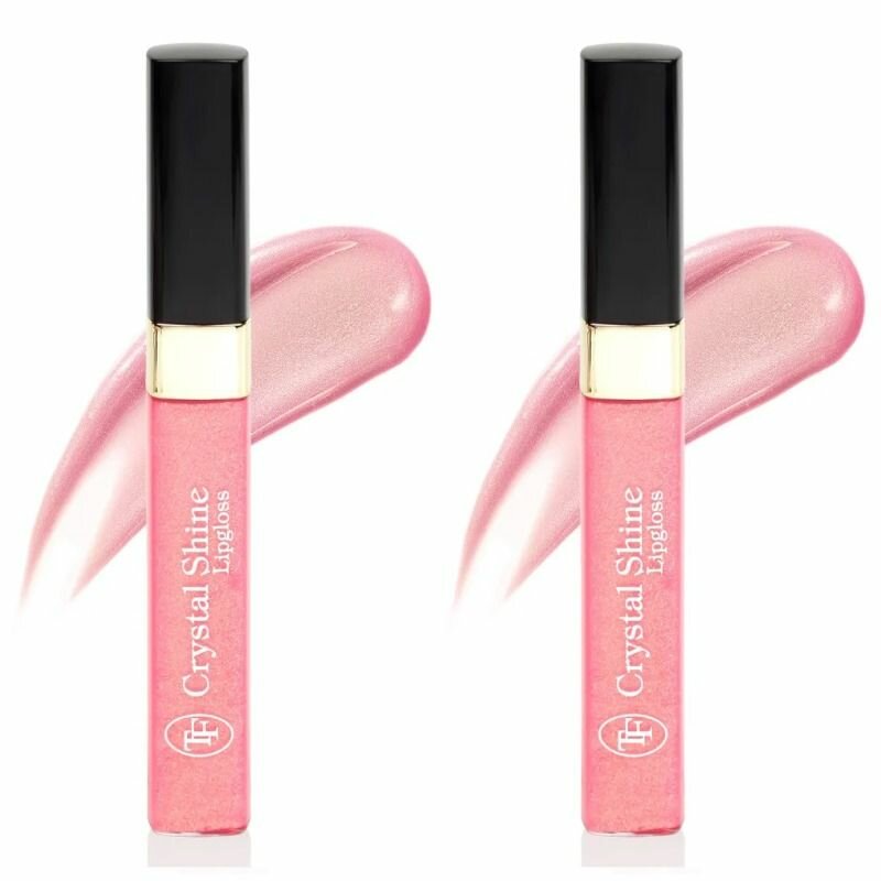 ТF Cosmetics Жидкая помада Cristal Shine Lipgloss, тон 11, брызги шерри, 2шт