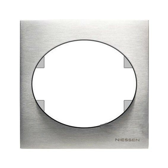 Рамка 1 пост ABB TACTO, нержавеющая сталь, 5571 OX