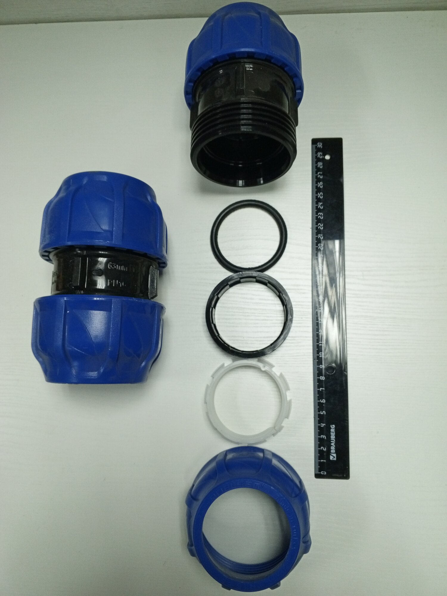 Муфта ПНД обжим 63 POELSAN Турция