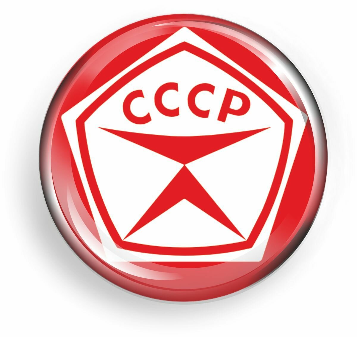 Наклейка круг 50х50мм (Знак качества), полимер, Арт рэйсинг