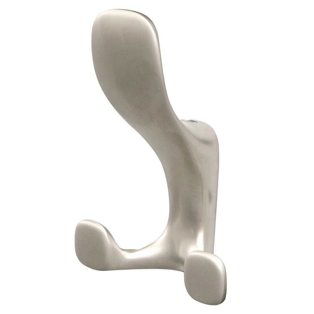 Крючок мебельный GTV "Toled", трехрожковый, сплав ЦАМ, цвет сатин, крепеж в комплекте