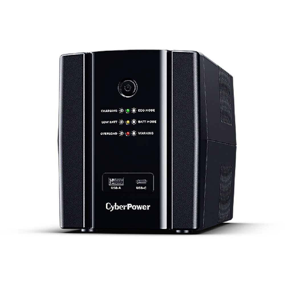 CyberPower UT2200EG Источник бесперебойного питания 2200VA 1320W, 4 розетки Schuko , 1xUSB, 1xUSB type-C, 1xUSB Port to PC, 2xRJ11 RJ45,