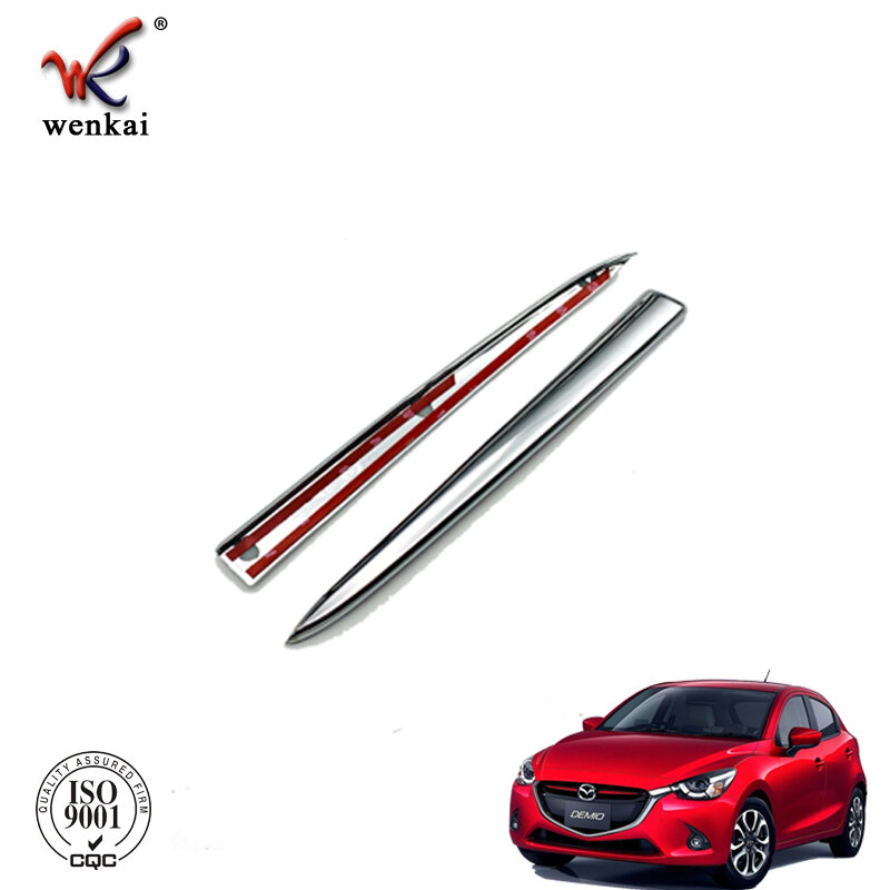 Передняя Решетка Радиатора Накладка на Молдинг для Mazda 2 Demio Хэтчбек Седан Dj Dl 2015 2016 2017, Хром Пластиковая арт. 34206